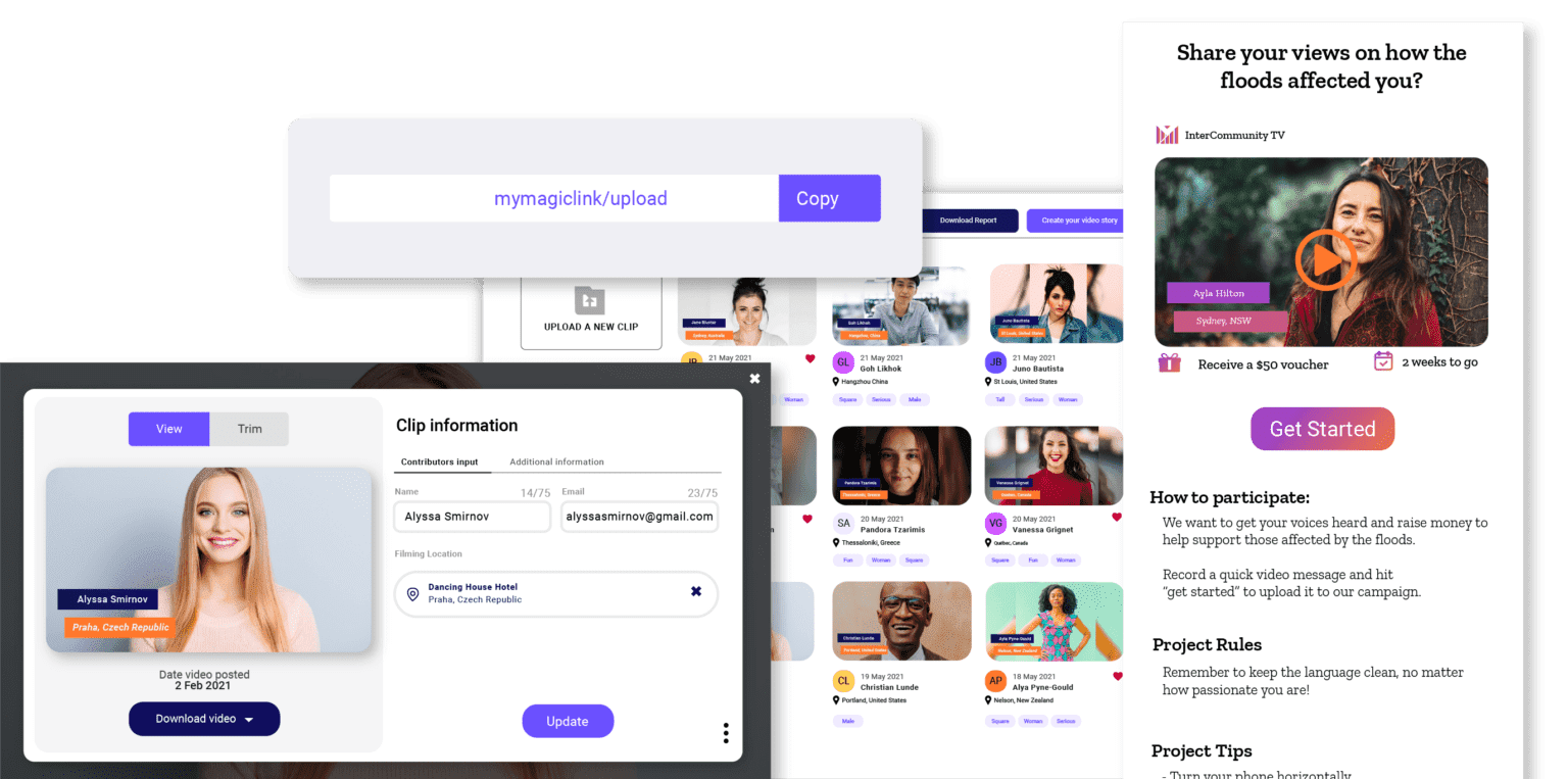 User-generated video submission platform | Vloggi